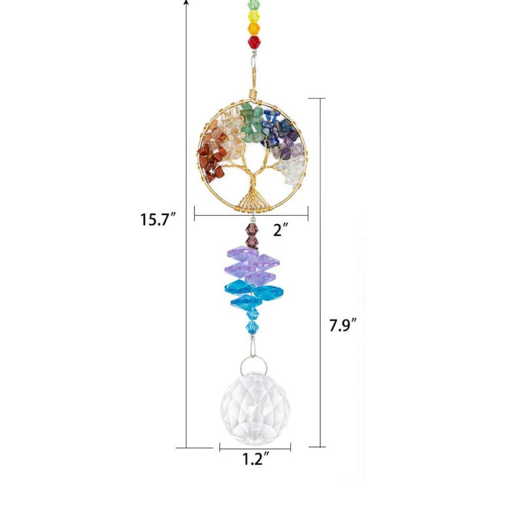 Tree of Life Crystal Suncatcher • The Green Crystal