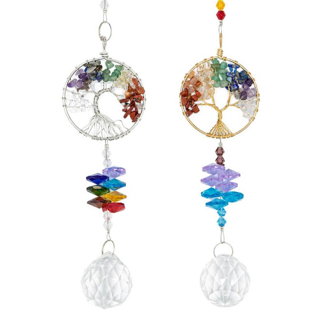 Tree of Life Crystal Suncatcher • The Green Crystal