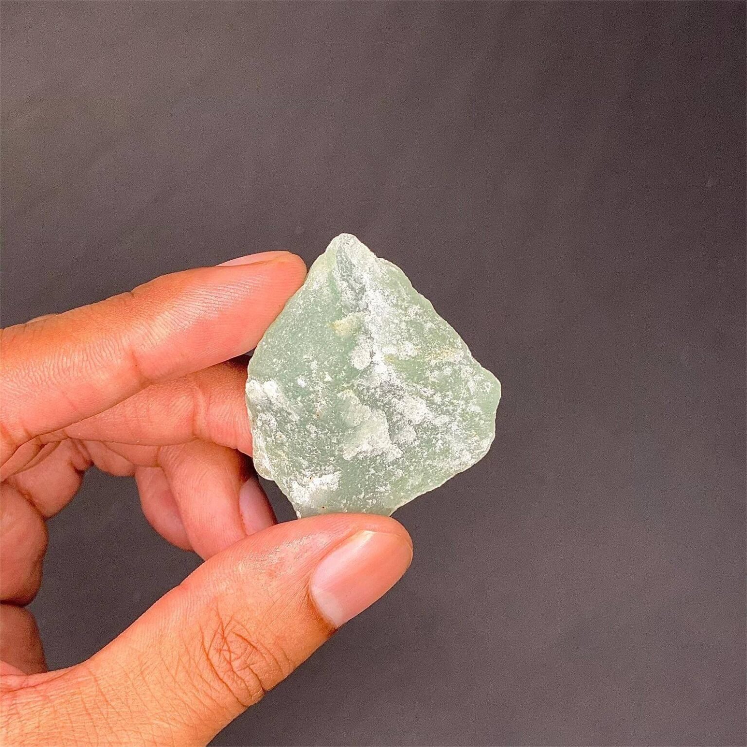 Raw Green Fluorite • The Green Crystal