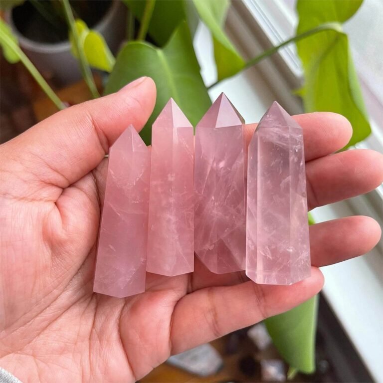 Tumbled Rose Quartz Set • The Green Crystal