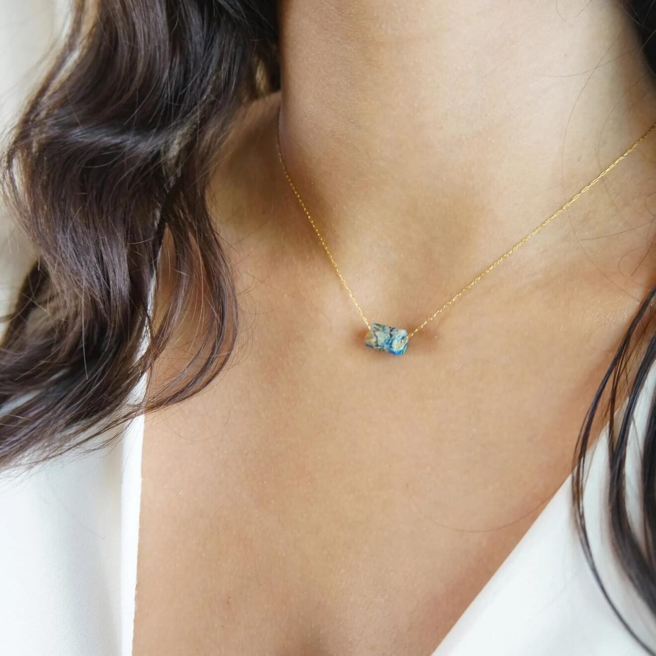 Chrysocolla Raw Stone • The Green Crystal