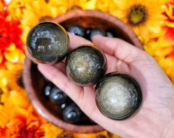 Gold Sheen Obsidian 101-The Ultimate Guide • TheGreenCrystal