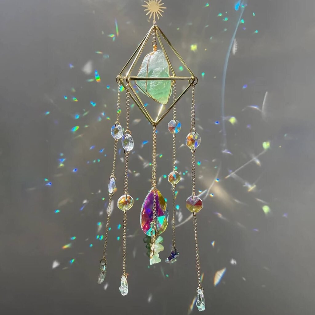 Hanging Crystal Suncatchers • The Green Crystal