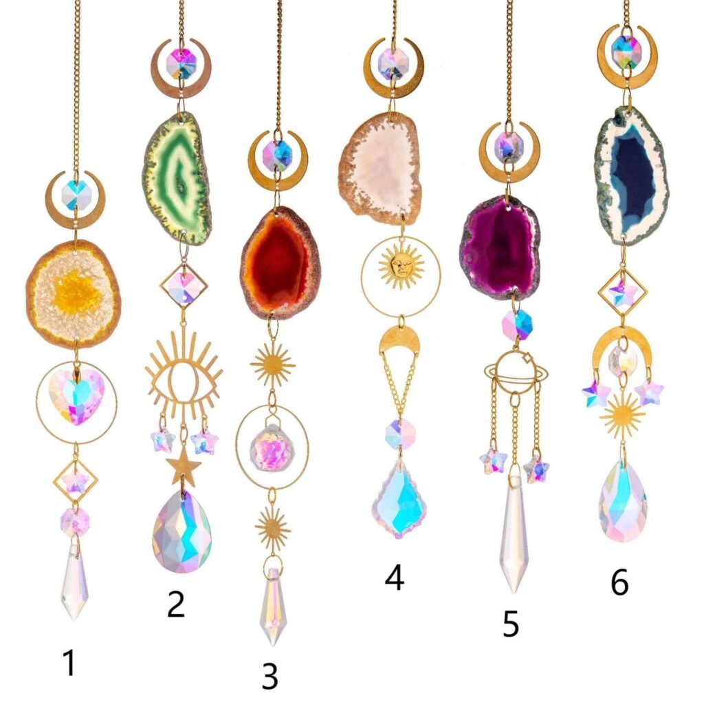 Agate Suncatcher • The Green Crystal