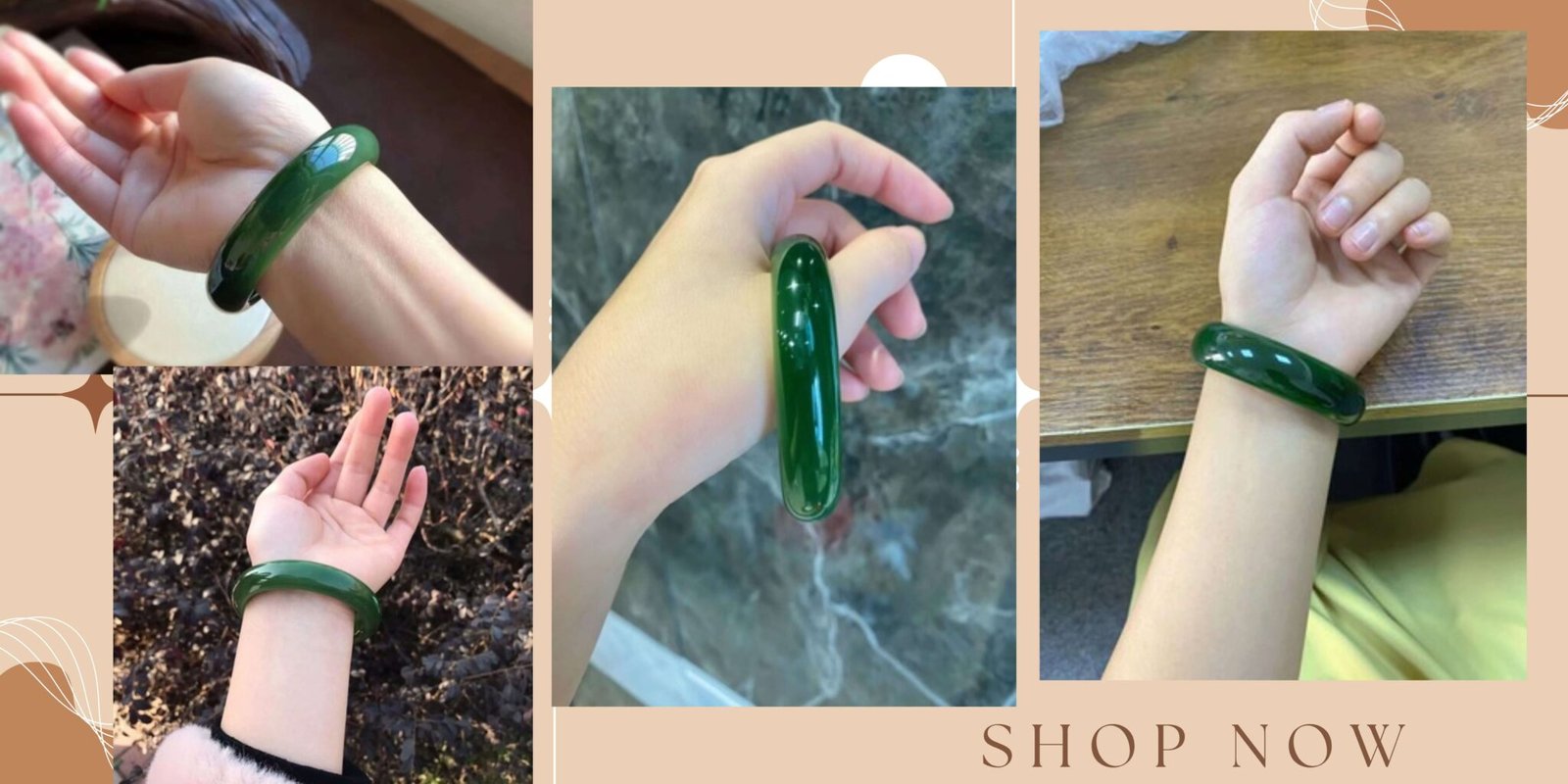 Authentic Jade Bangle • The Green Crystal