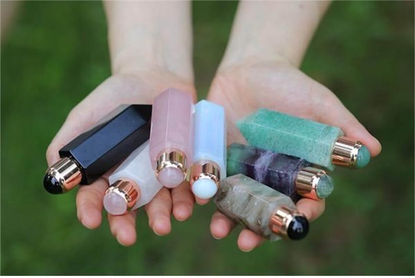 4 in 1 Multiple-Use Crystal Roller Bottles • The Green Crystal