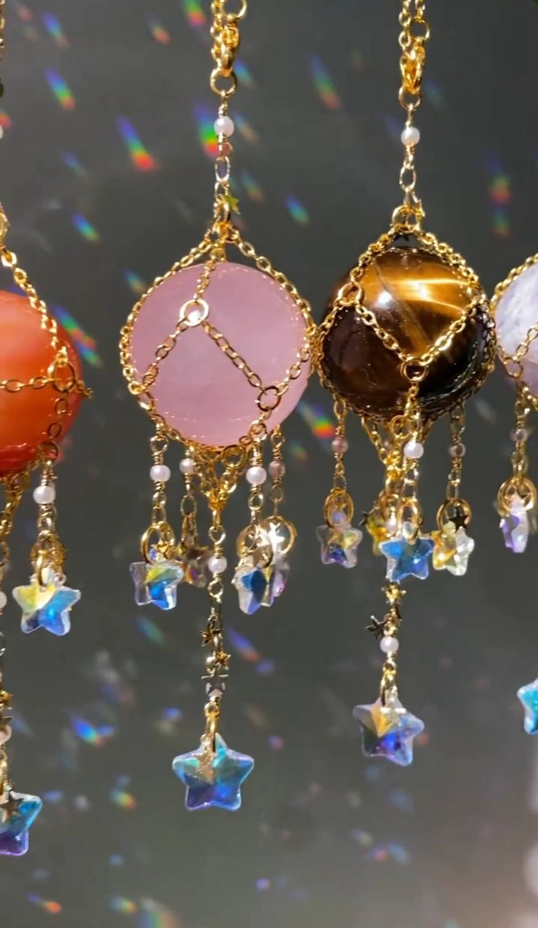 Hanging Sphere Suncatchers • The Green Crystal