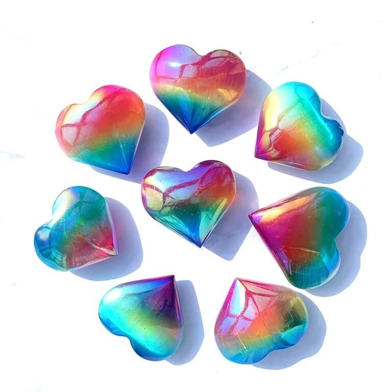 Rose Quartz Heart • The Green Crystal
