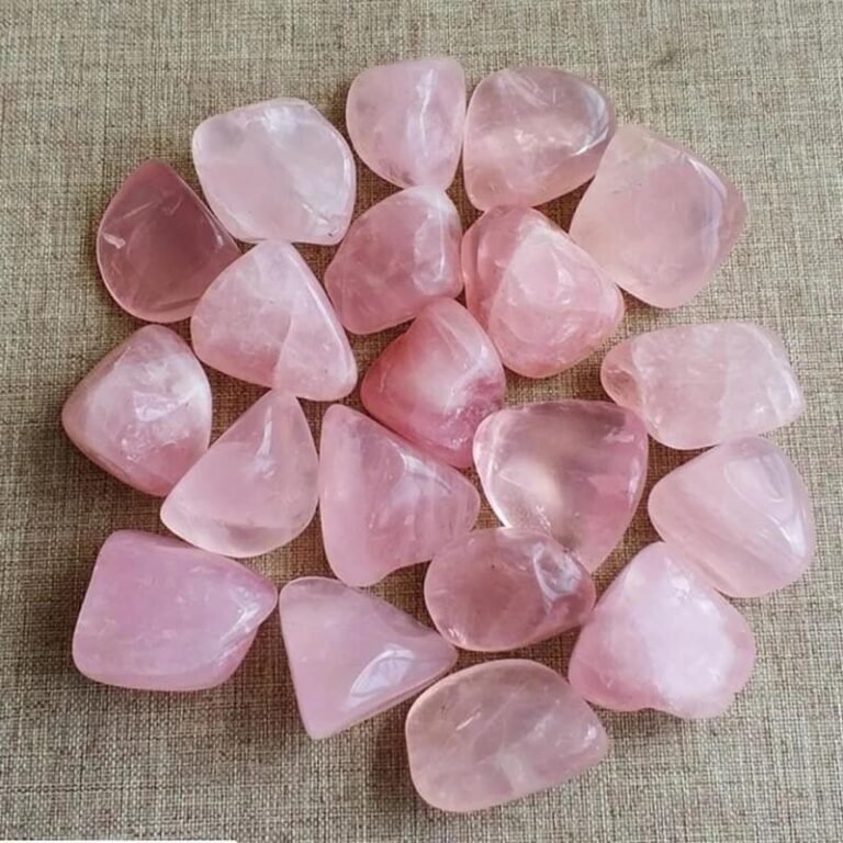 Tumbled Rose Quartz Set • The Green Crystal