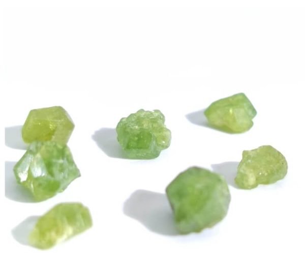 Raw Green Garnet • The Green Crystal
