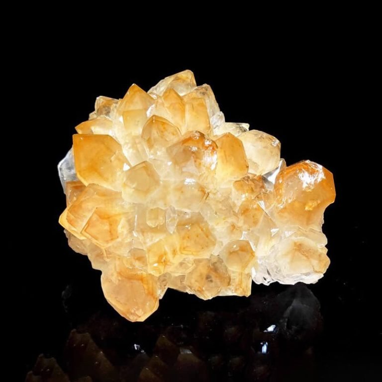 Raw Citrine Cluster • The Green Crystal