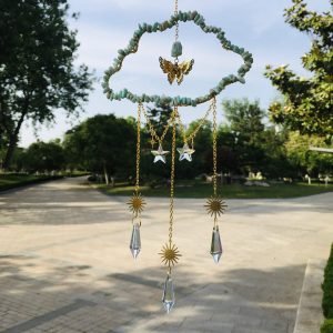 Cloud Shape Crystal Suncatchers • The Green Crystal
