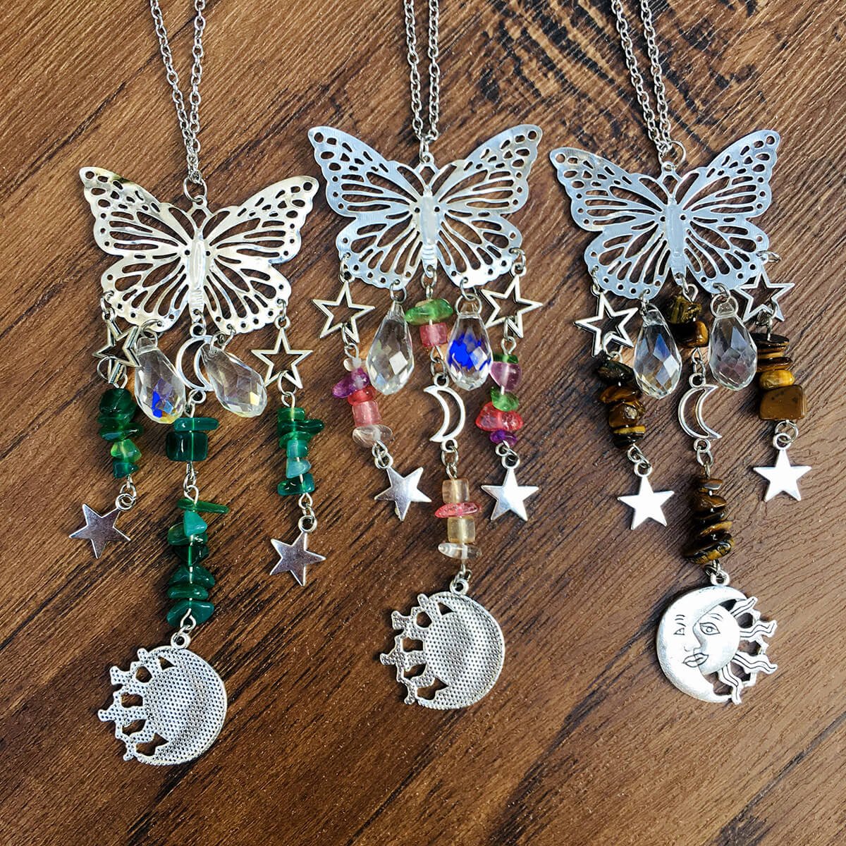 Crystal Butterfly Suncatcher • The Green Crystal