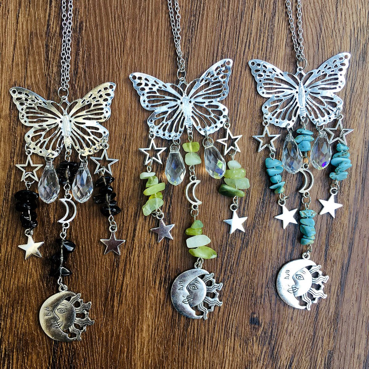 Crystal Butterfly Suncatcher • The Green Crystal