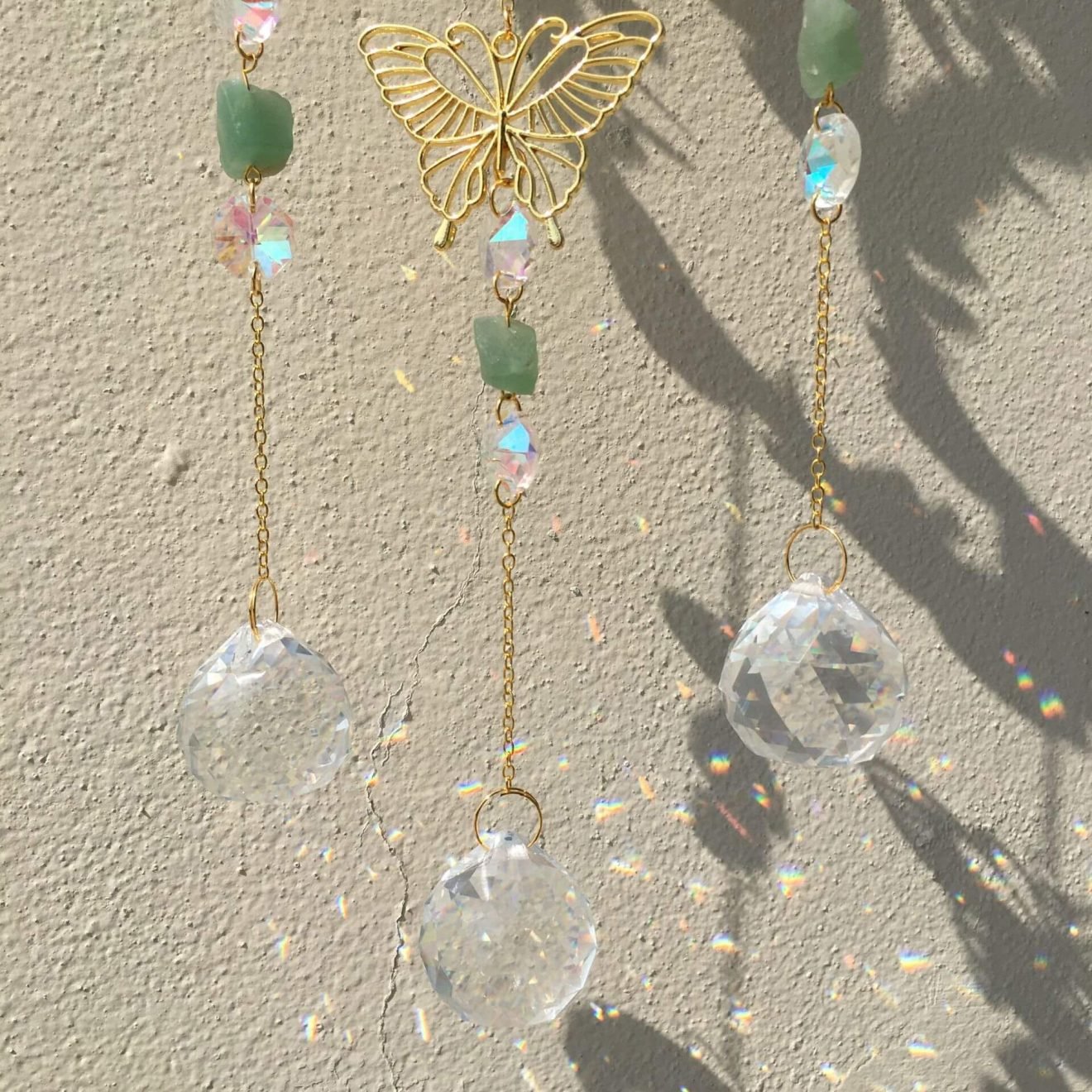 Hanging Suncatcher Crystals • The Green Crystal